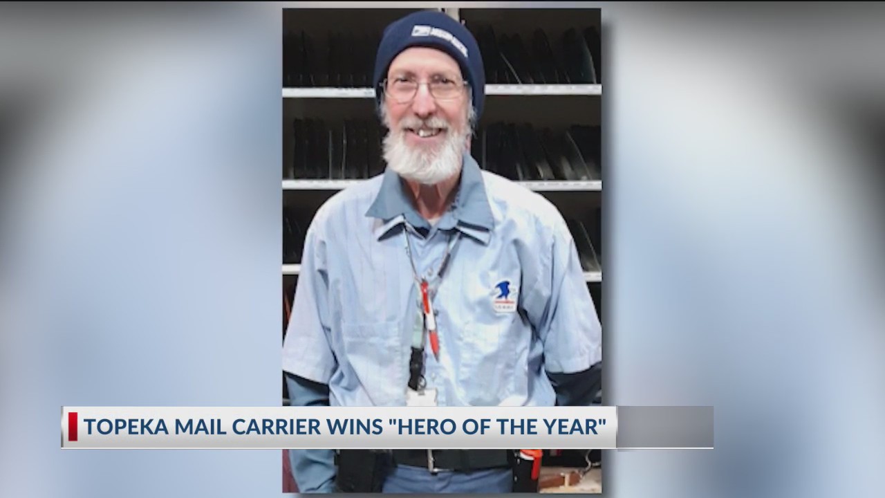 Mail carrier saves life, wins ‘Hero of the Year’ – KSNT 27 News