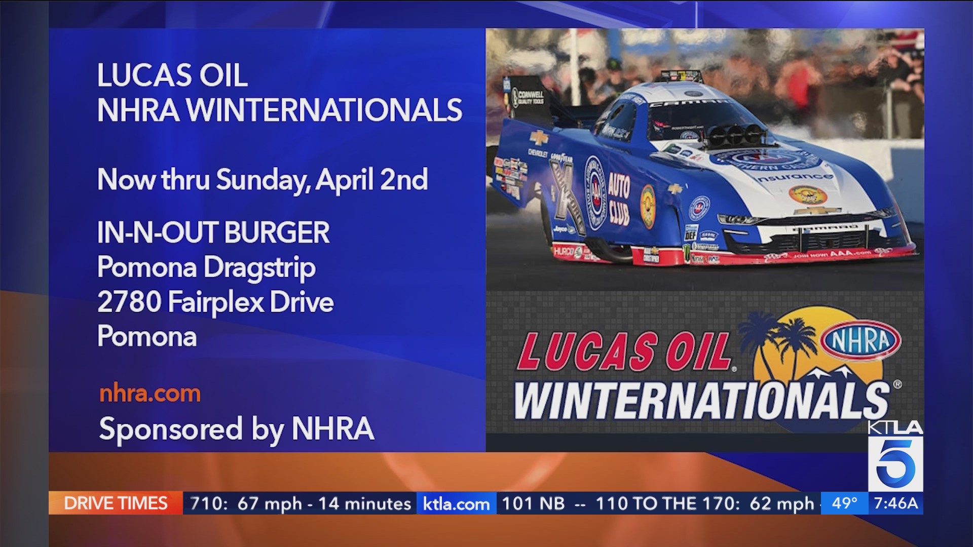 Saturday “Gayle on the Go!”, Saturday, April 1st, 2023 – KTLA