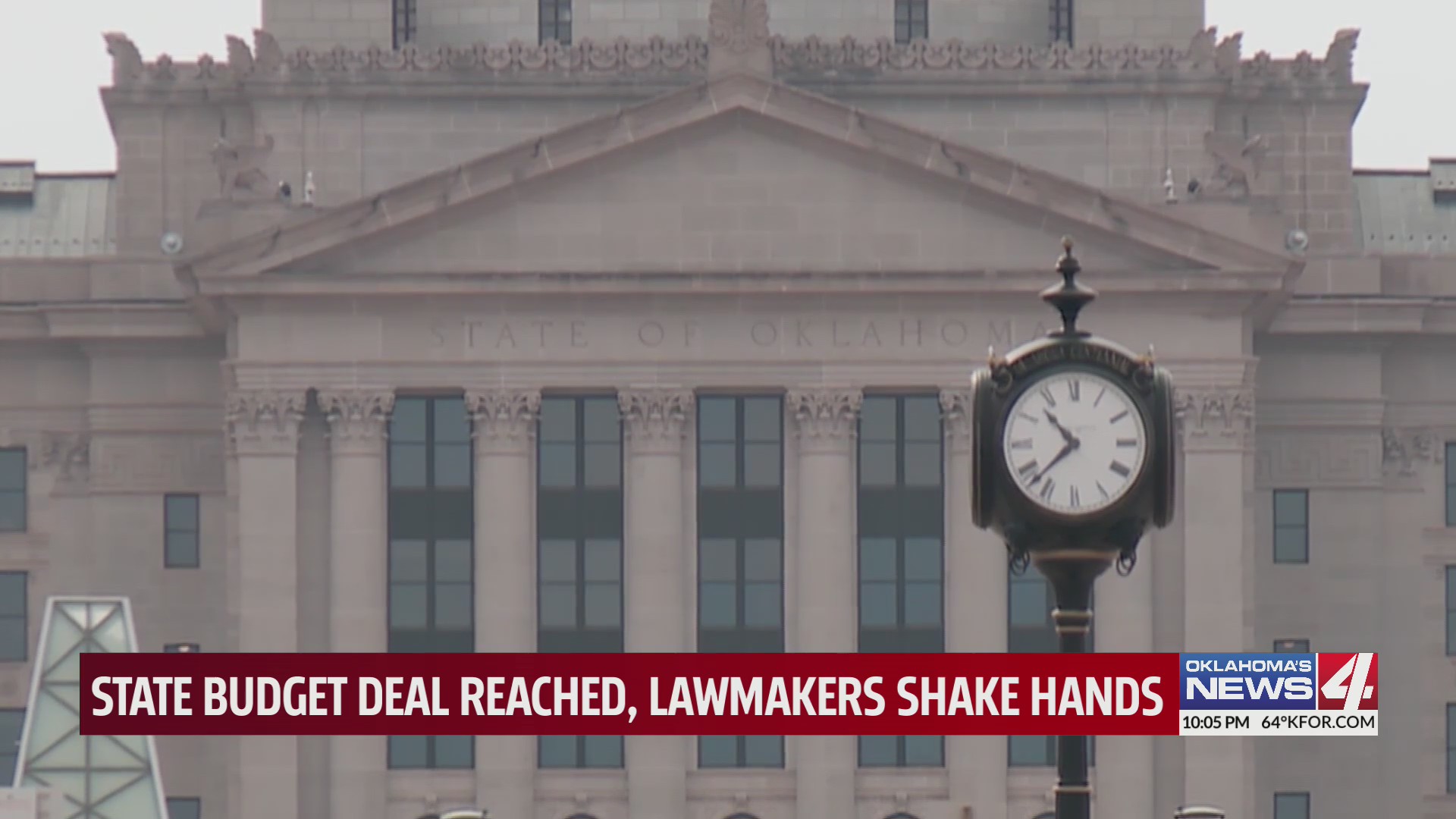 State budget deal reached, lawmakers shake hands – KFOR.com Oklahoma City