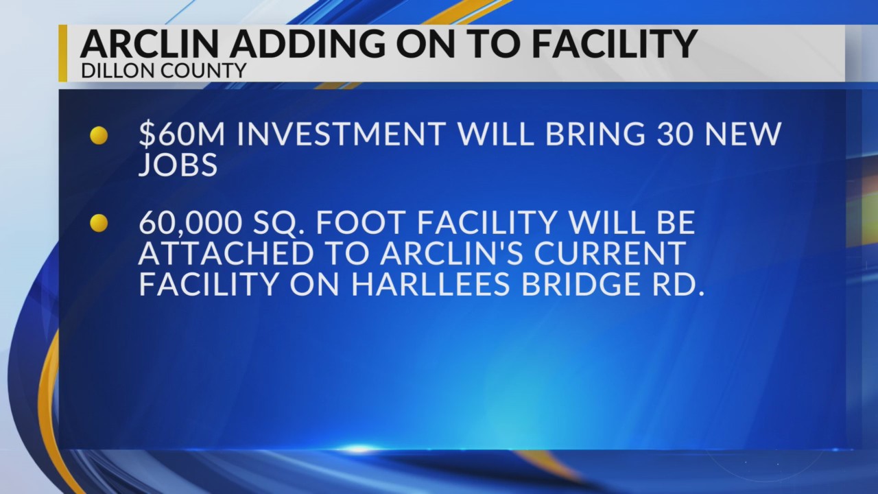 Georgia-based company announces $60M Dillon County expansion – WBTW