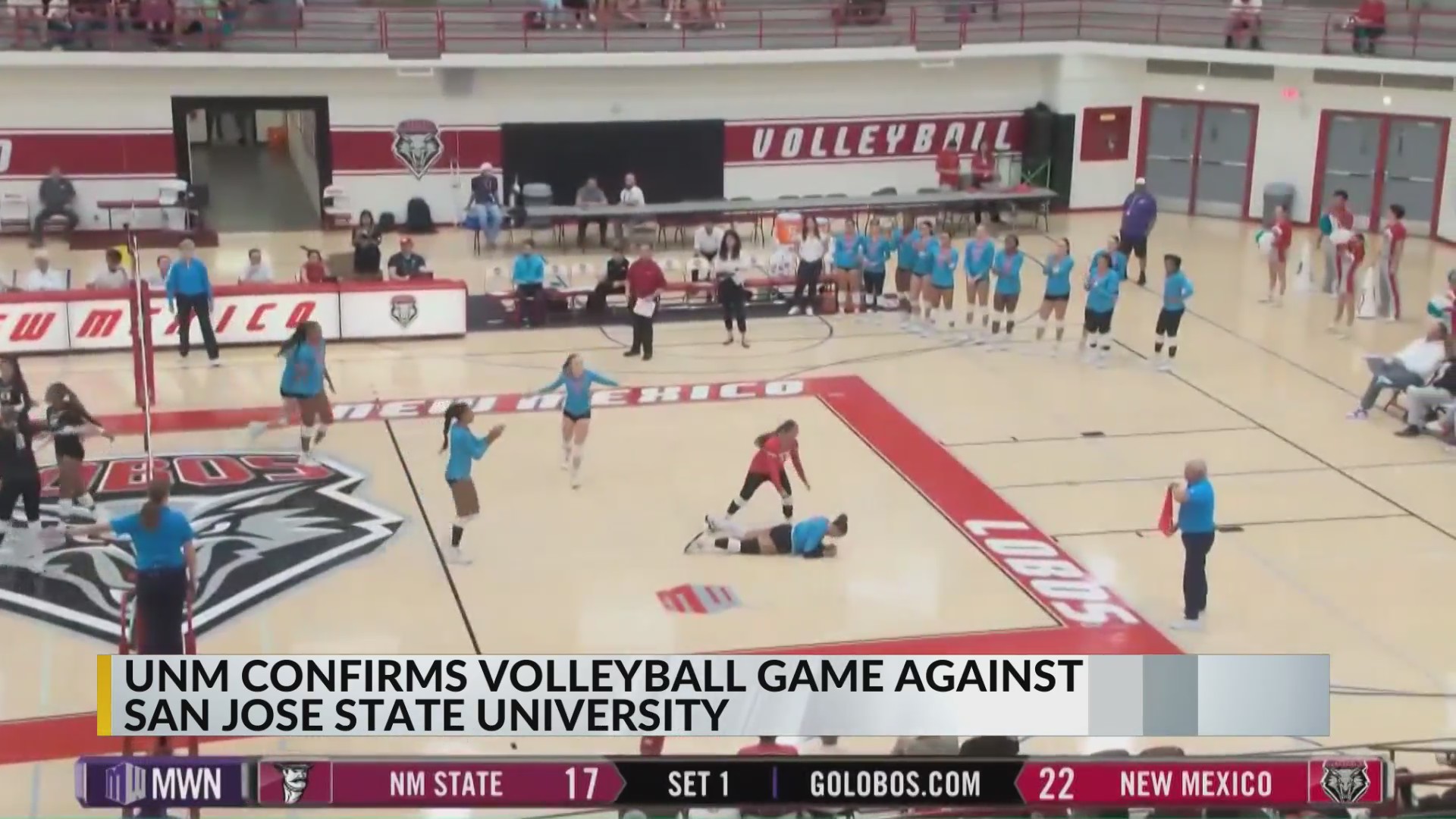 UNM confirms it will play volleyball game against San Jose State next ...