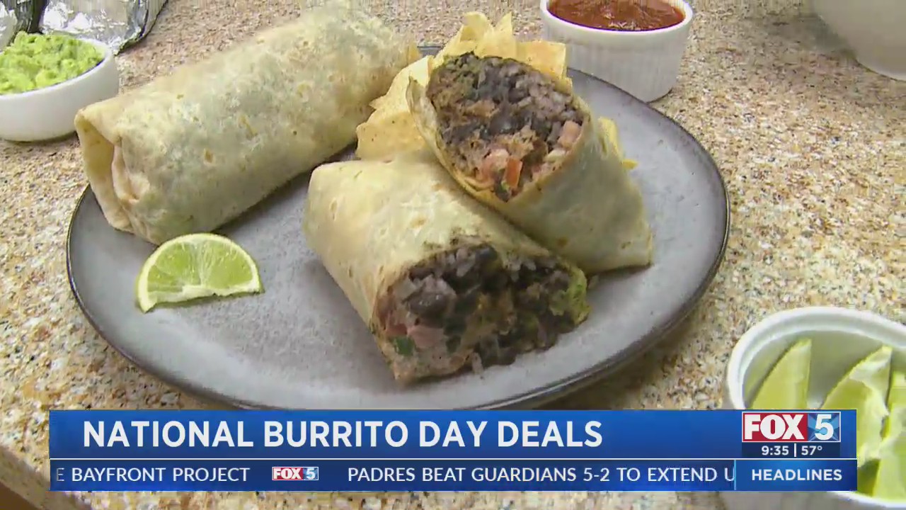 National Burrito Day Deals from Rubio’s – FOX 5 San Diego & KUSI News