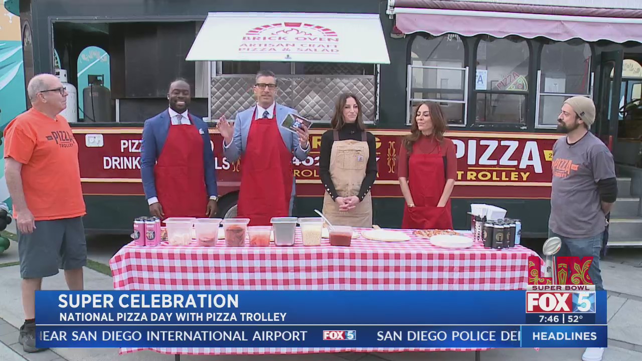 Celebrate National Pizza Day With Pizza Trolley – FOX 5 San Diego ...