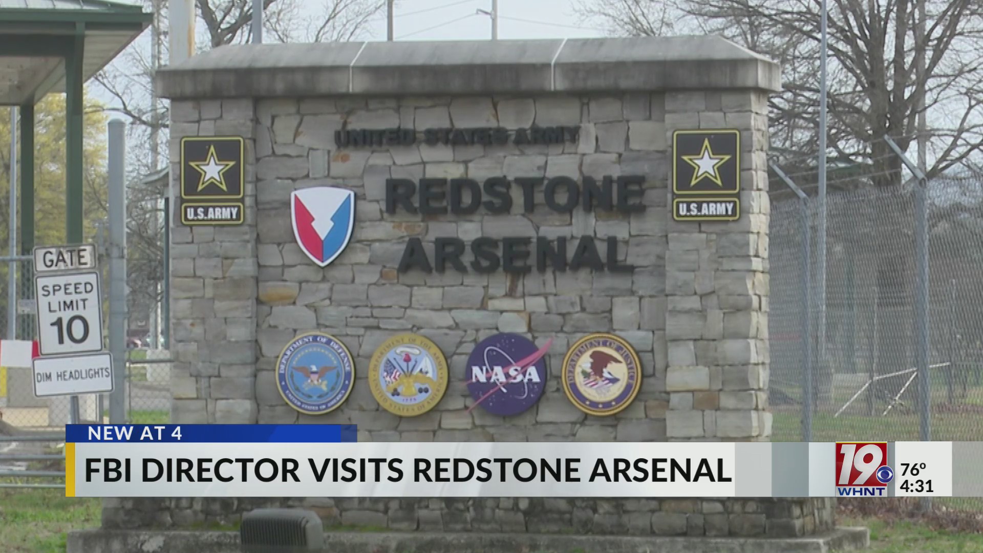 FBI Director Visits Redstone Arsenal | April 23, 2025 | News 19 at 4:30 ...