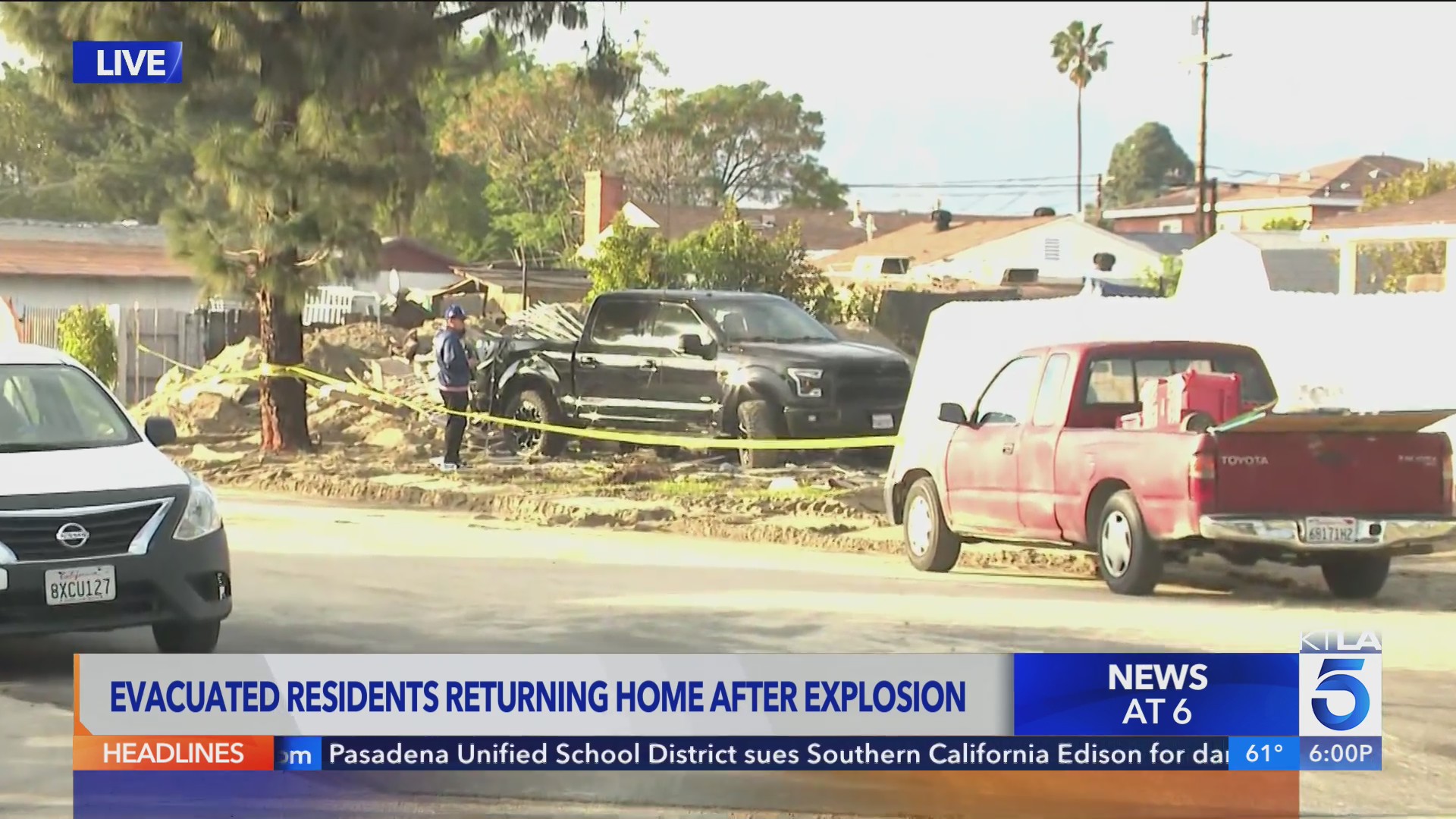 Evacuated residents returning home after fireworks explosion in Pacoima ...