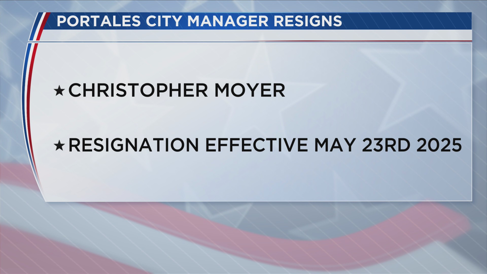 Portales city manager submits resignation – KAMR – MyHighPlains.com