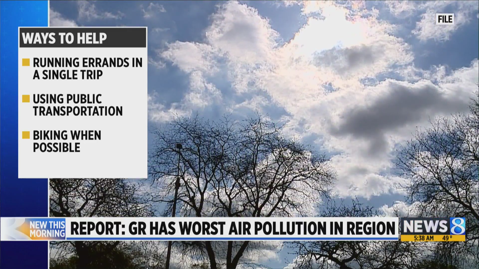 What you can do to combat air pollution – WOODTV.com