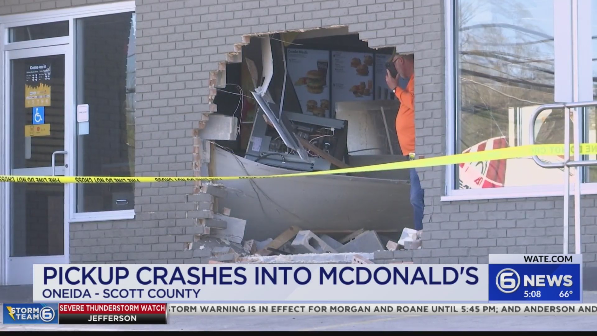 Suspect in Oneida McDonald’s crash accused of fleeing Ohio police ...