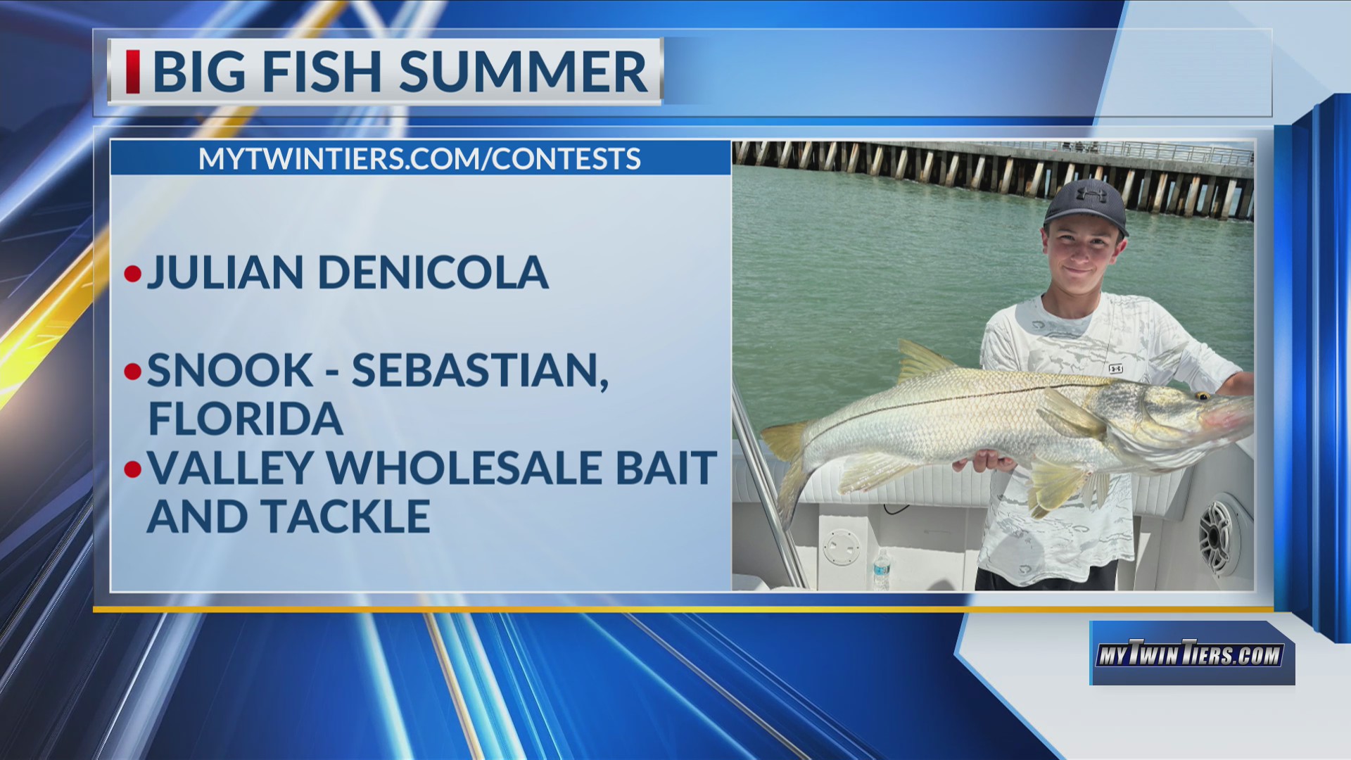 Big Fish Summer – Julian Denicola’s snook in Florida – WETM ...