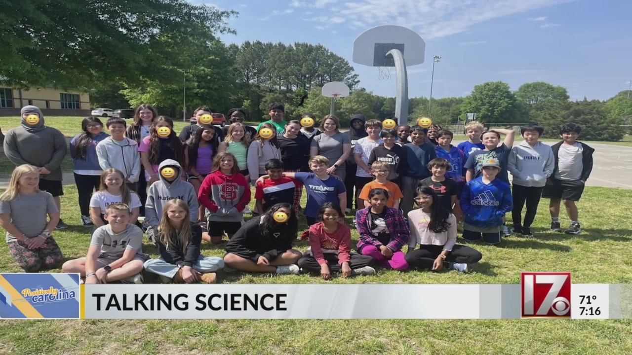 CBS 17’s Meteorologist Rachel Duensing talks science with Apex 5th ...