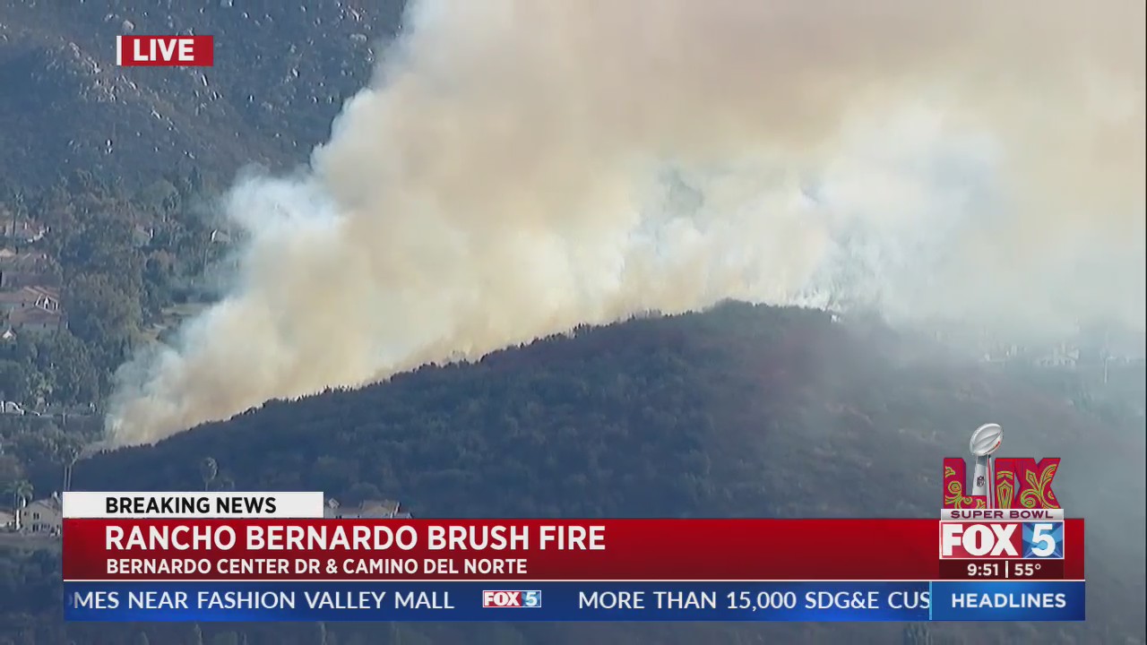 Fire burns in Rancho Bernardo – FOX 5 San Diego & KUSI News