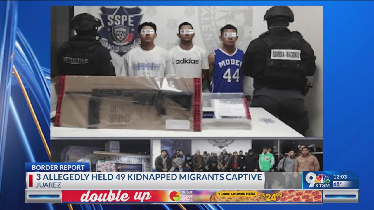 3 allegedly held 49 kidnapped migrants captive – KVEO-TV