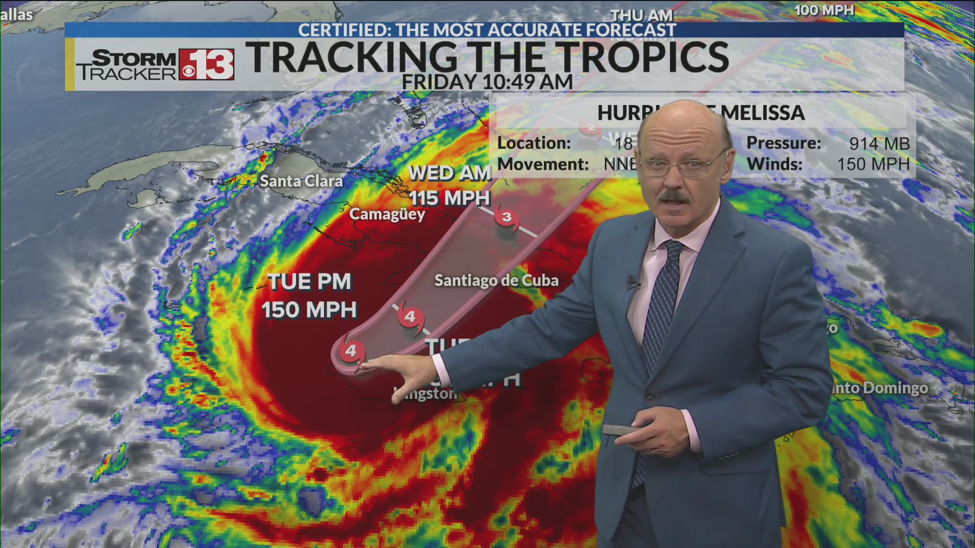 Rain on the way and latest on Hurricane Melissa – WOWK 13 News