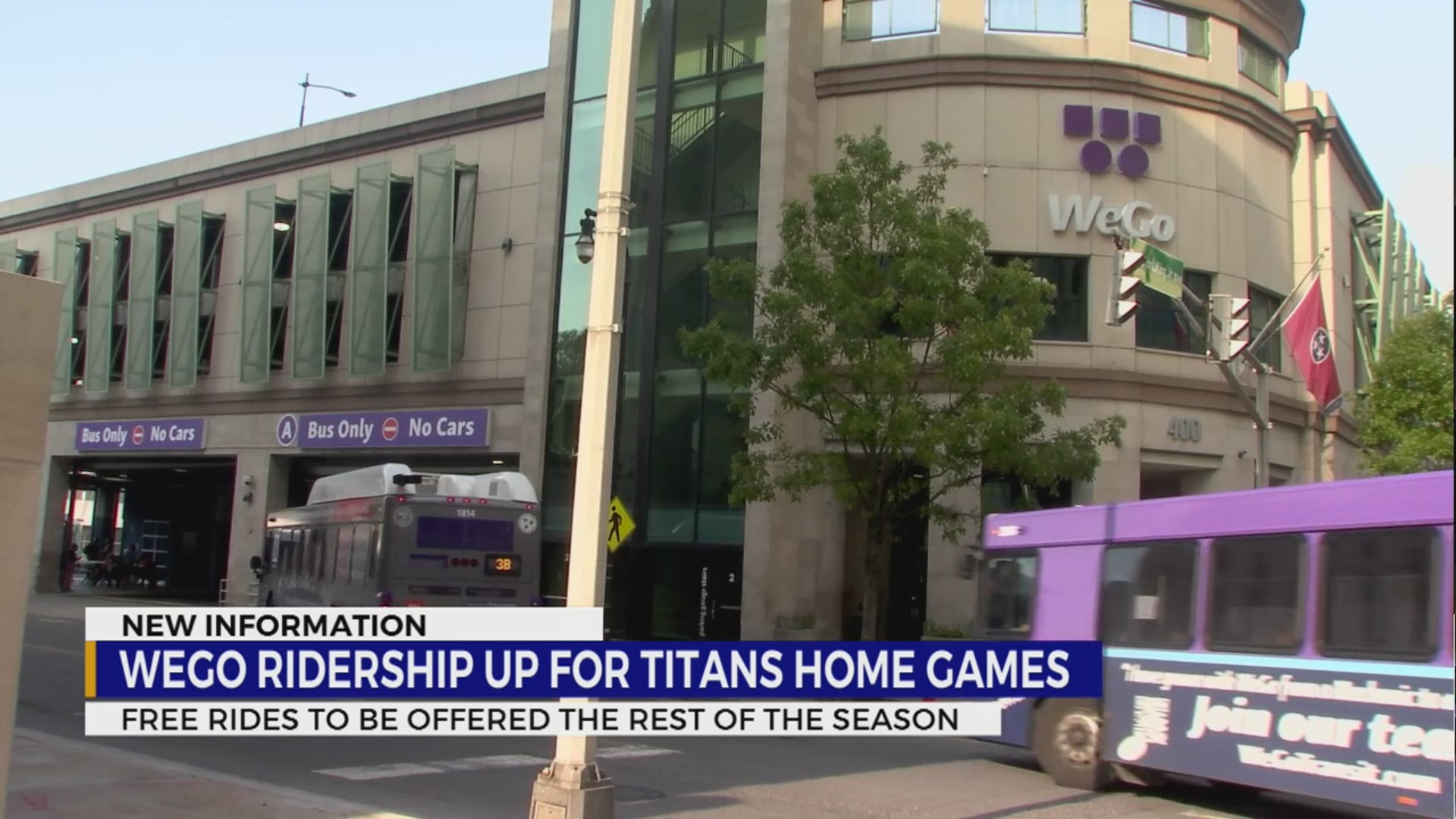 WeGo ridership up for Titans home games – WKRN News 2
