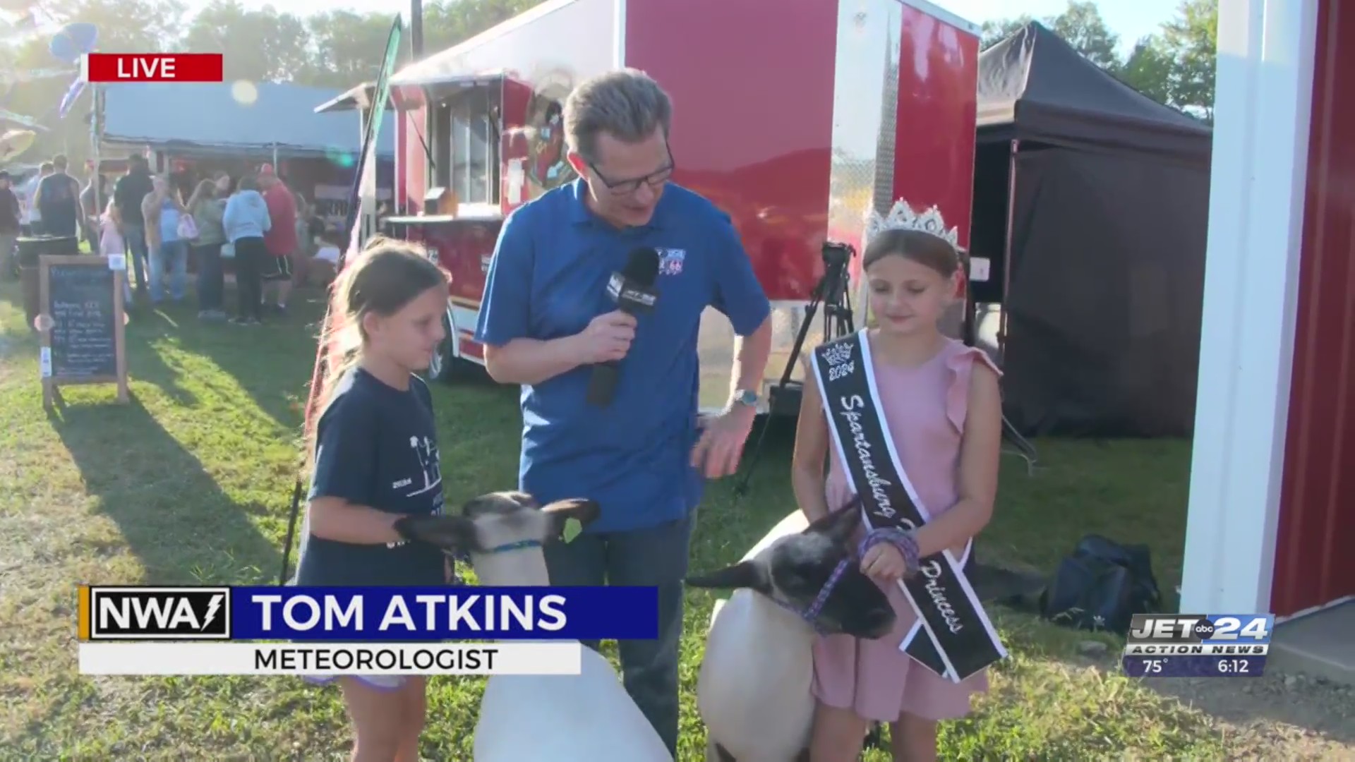Tom Atkins live at the 2024 Spartansburg Fair at 6pm – WJET/WFXP ...