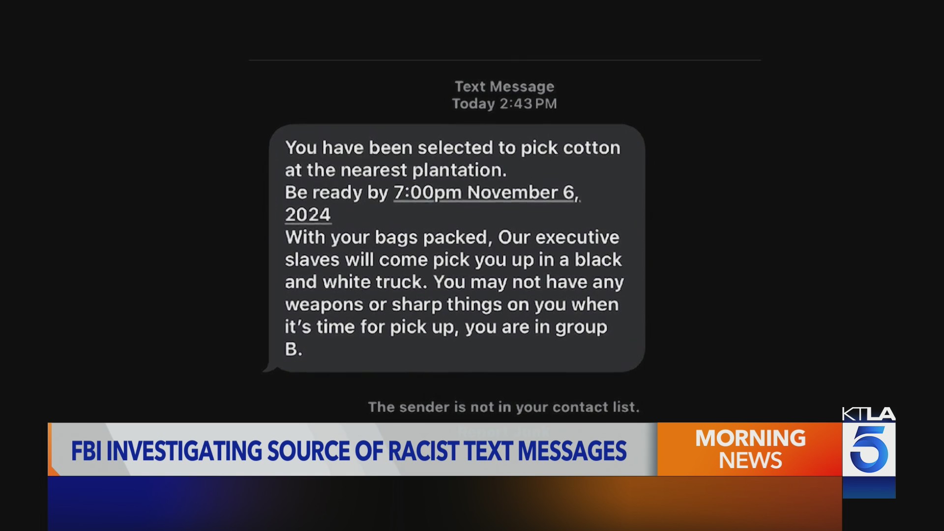 Southern California officials address racist text messages sent to ...