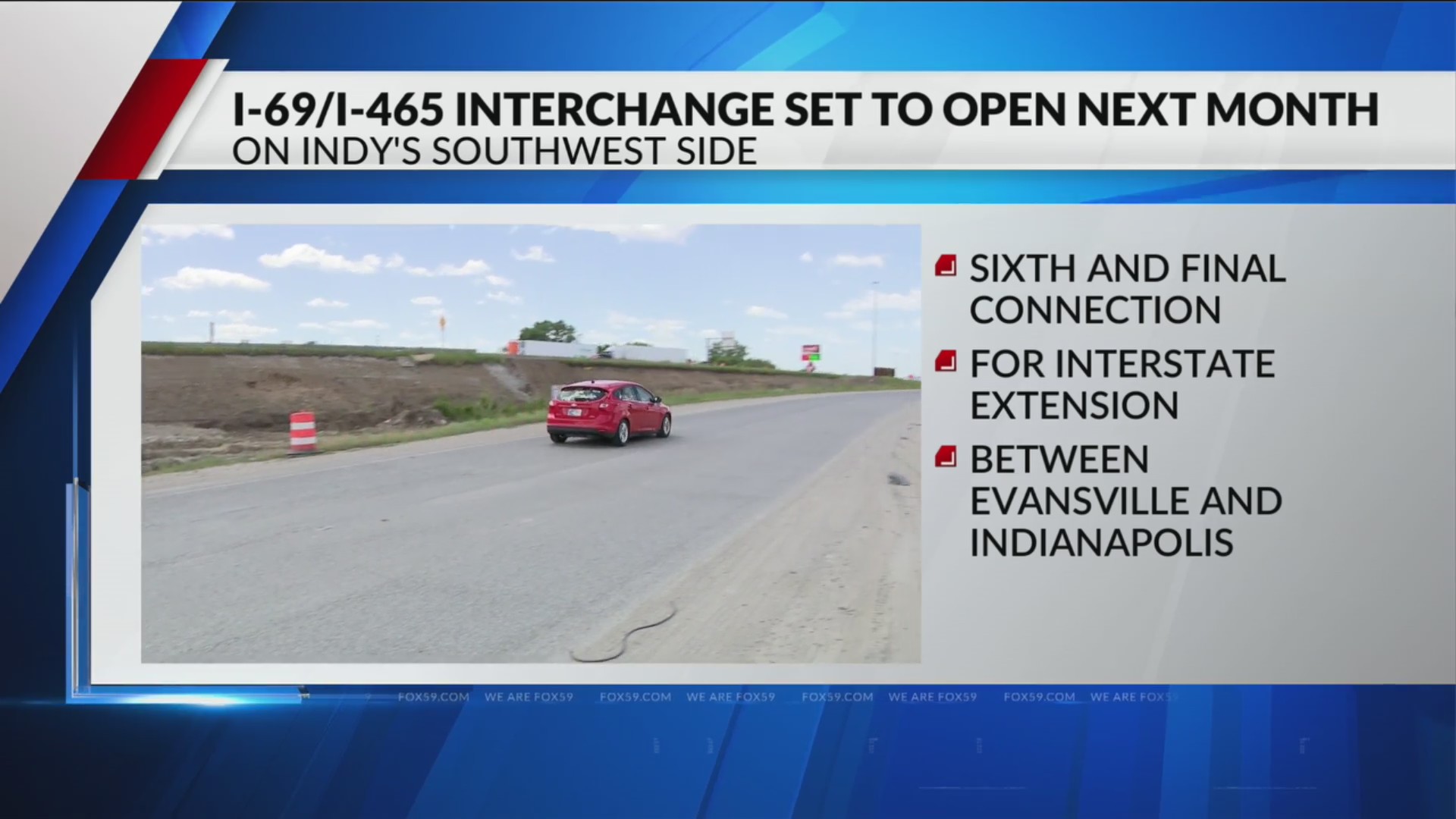 I-69/I-465 interchange set to open next month on Indy’s southwest side ...