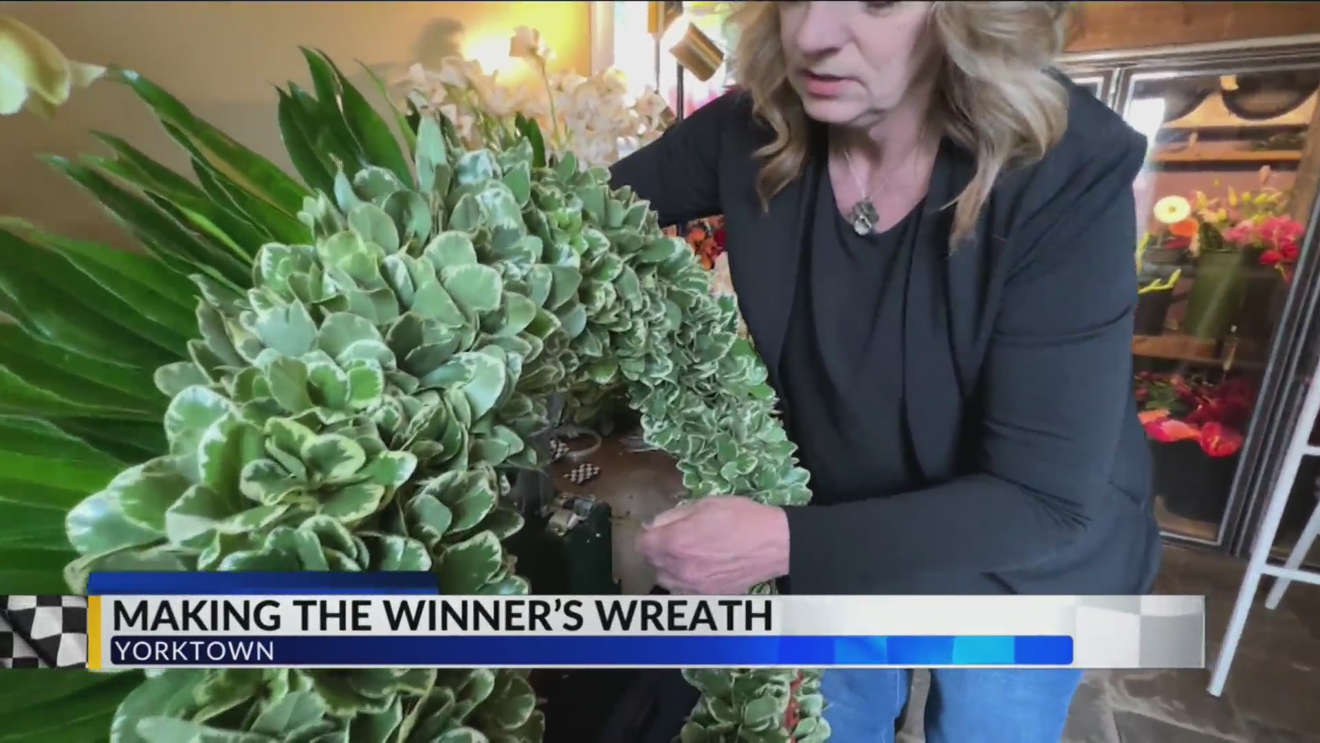 Meet the woman behind 34 years of Indy 500’s winner’s wreaths – Fox 59