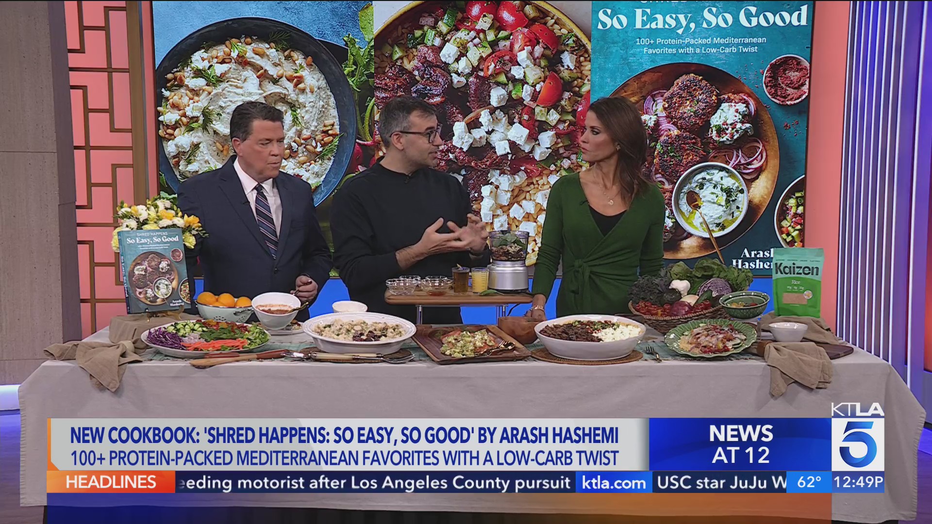 Arash Hashemi shares recipes from new cookbook ‘Shred Happens: So Easy ...