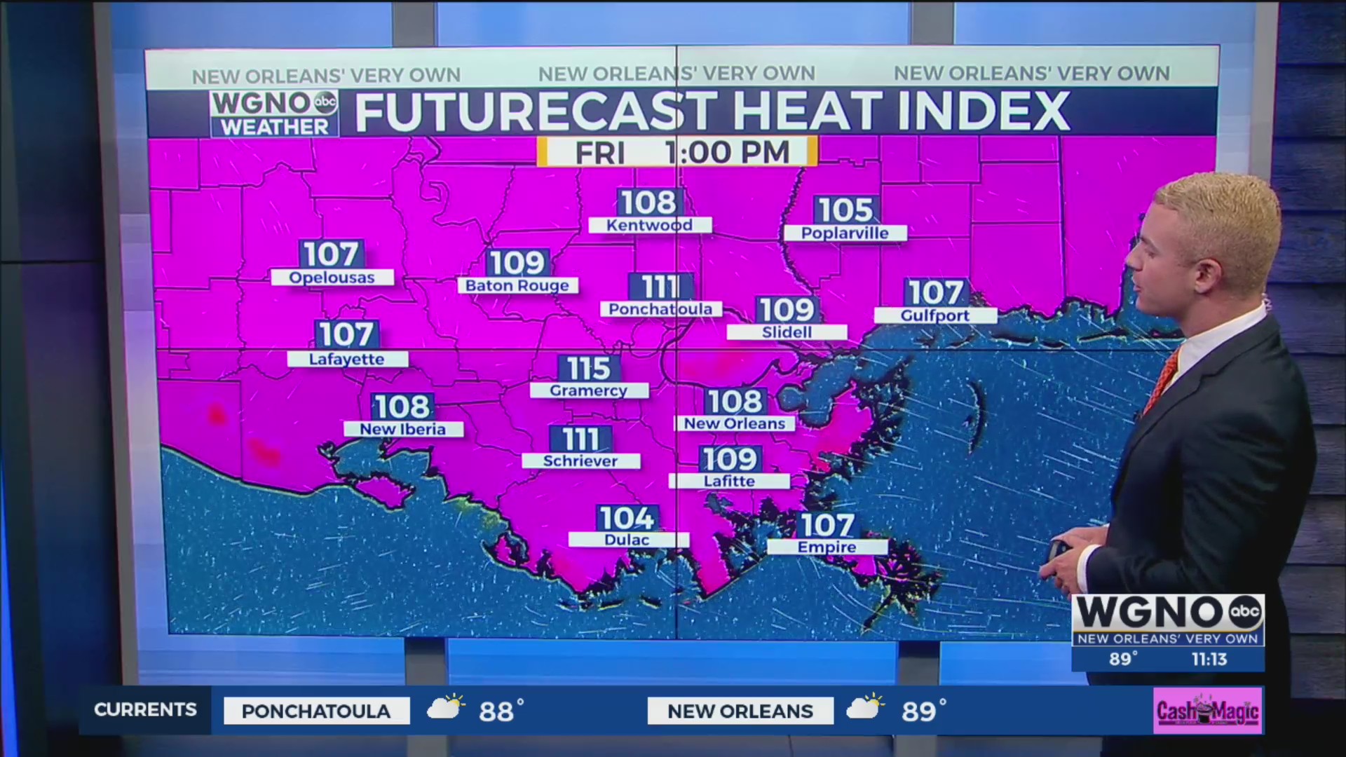 Daily afternoon storms possible in NOLA, lower humidity next week – WGNO
