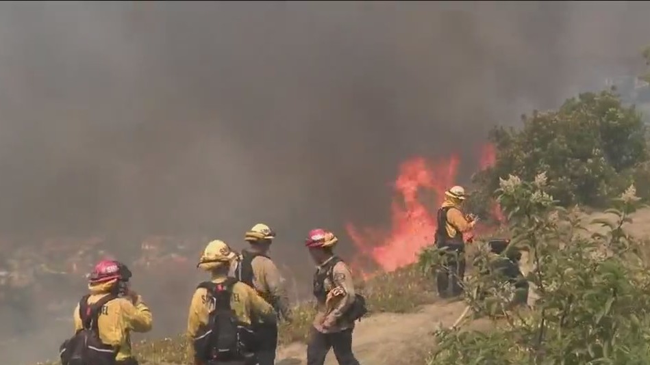 Forward rate of spread stopped for Steele Fire near Jamul – FOX 5 San ...