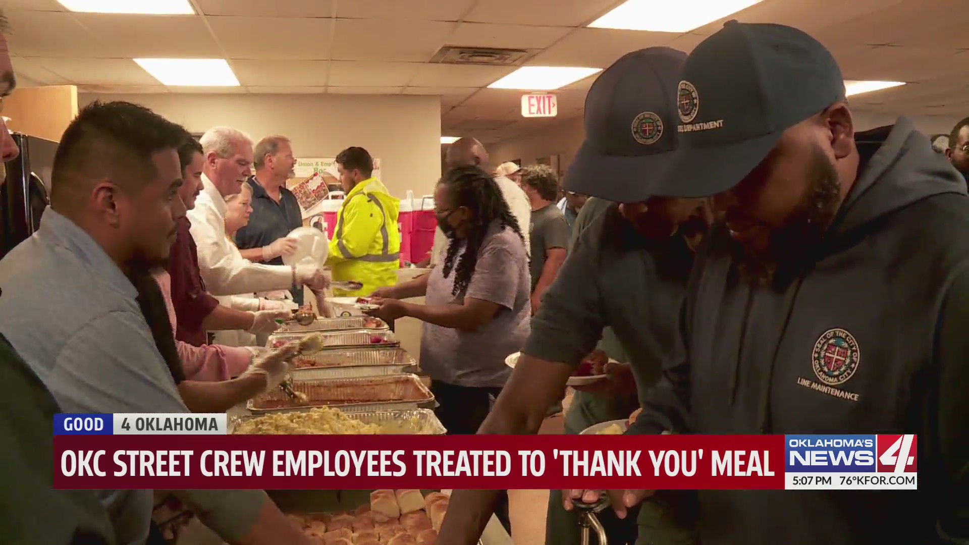 OKC street crew employees treated to ‘thank you’ meal – KFOR.com ...