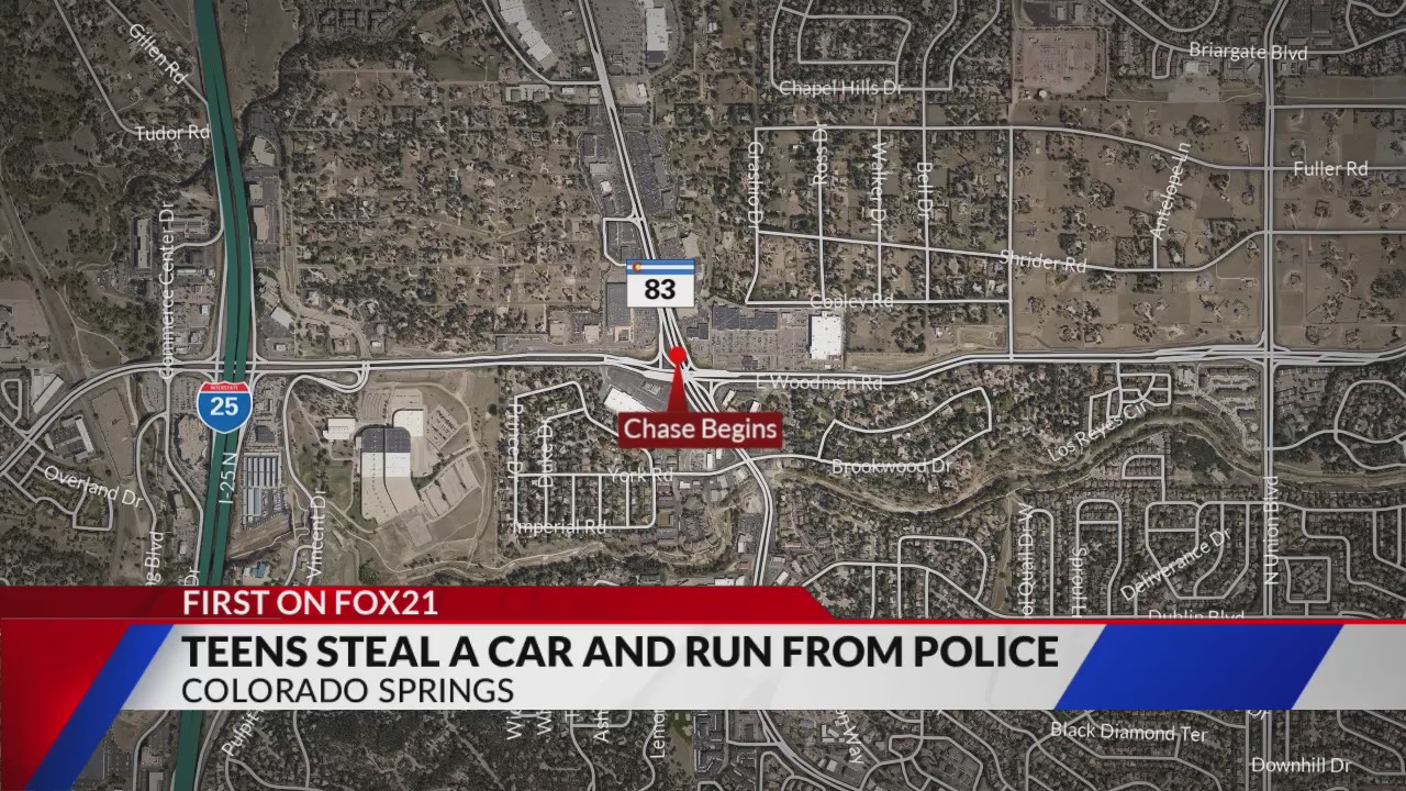 CSPD: Minor in stolen vehicle eluded police from Denver – FOX21 News ...