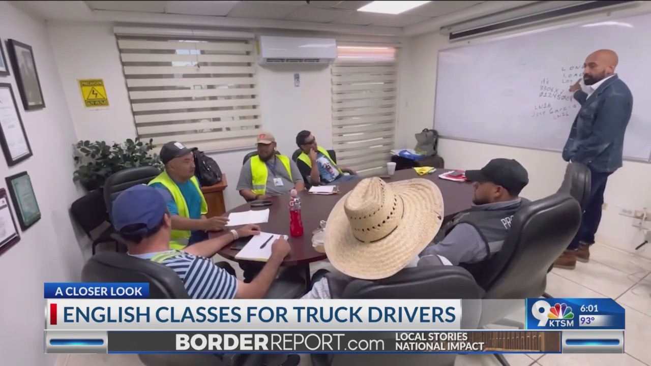 Mexican truck drivers in a hurry to learn English – KTSM 9 News