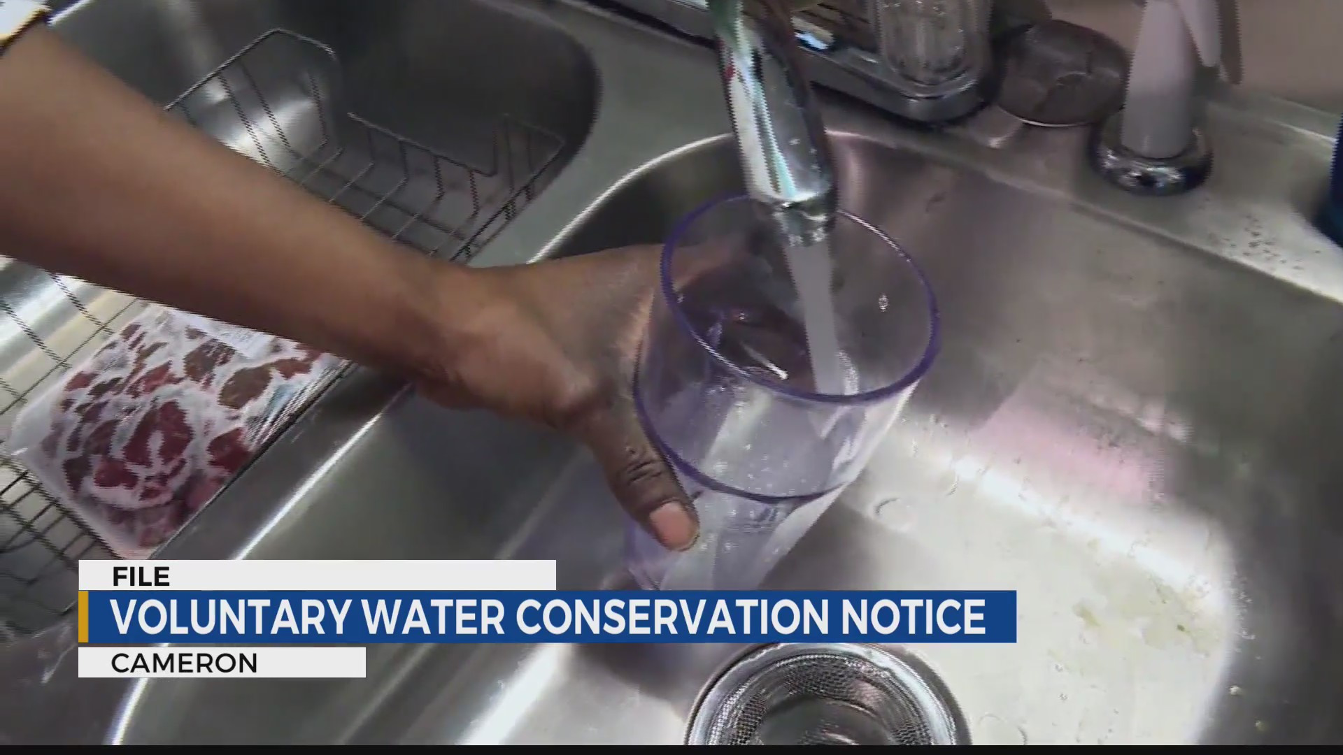 Cameron issues voluntary water conservation notice due to ongoing drought – WTRF