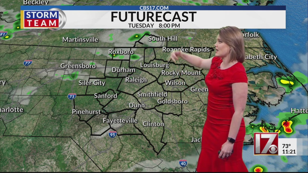 Rachel Duensing’s Tuesday weather forecast – CBS17.com