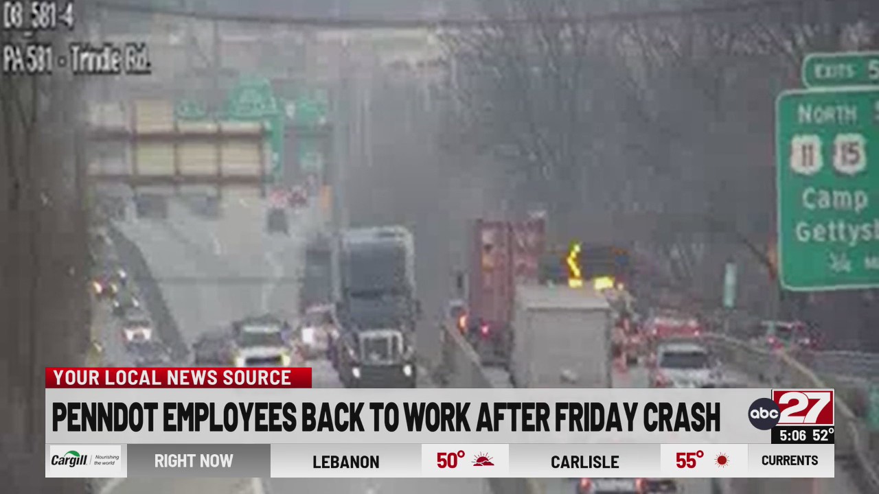 PennDOT employees return to work after being hospitalized by 581 East ...