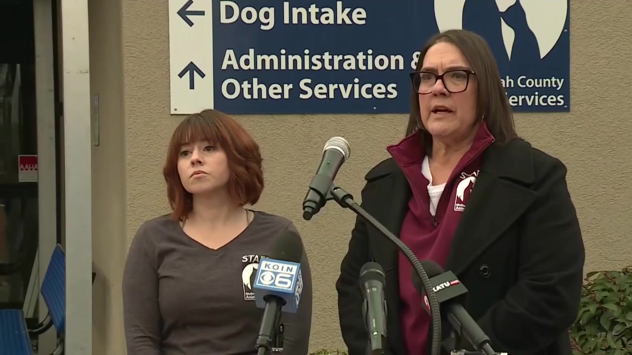 Multnomah County Animal Services holds press conference after ...