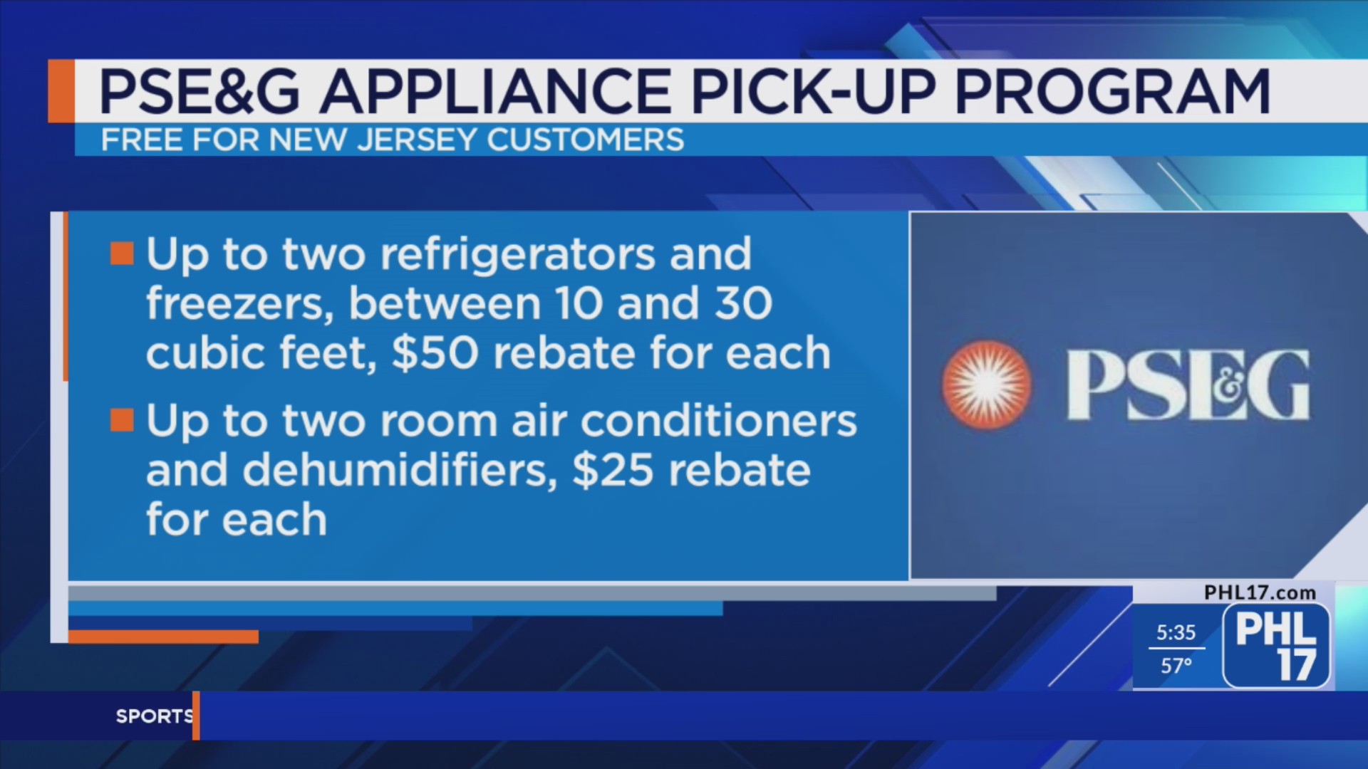 PSE&G restarts appliance pick-up program in New Jersey – PHL17.com
