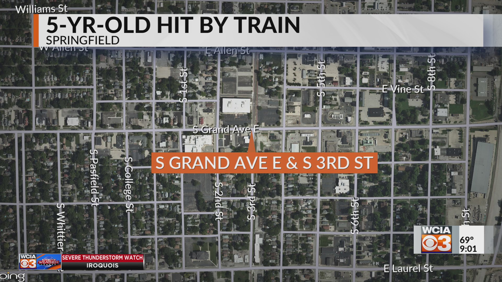 5-year-old child hit by train in Springfield – WCIA.com