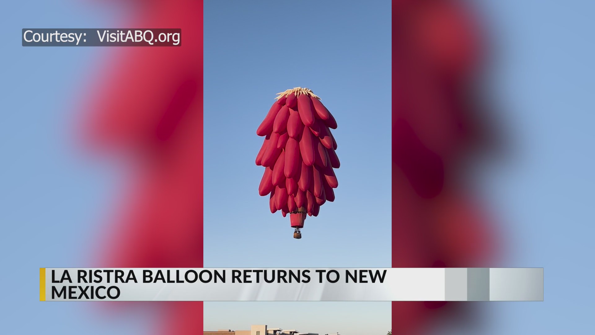 Chile ristra-shaped hot air balloon returns to New Mexico – KRQE NEWS ...