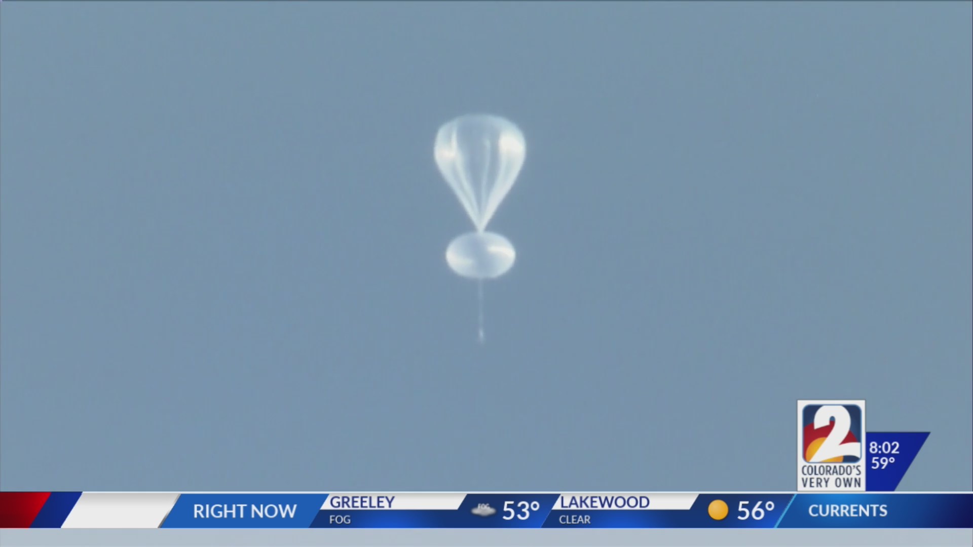 Strange balloon floats across the Denver metro sky – WKRG News 5