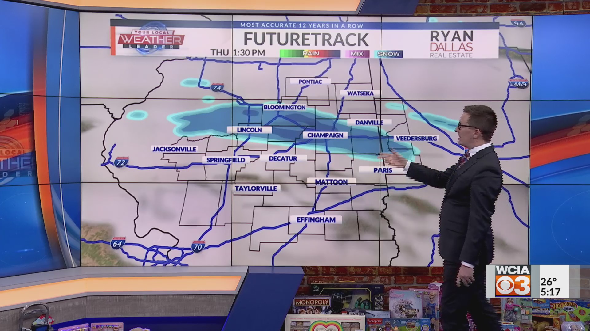 Jacob: “Feast or famine for snow on Thursday” – WCIA.com