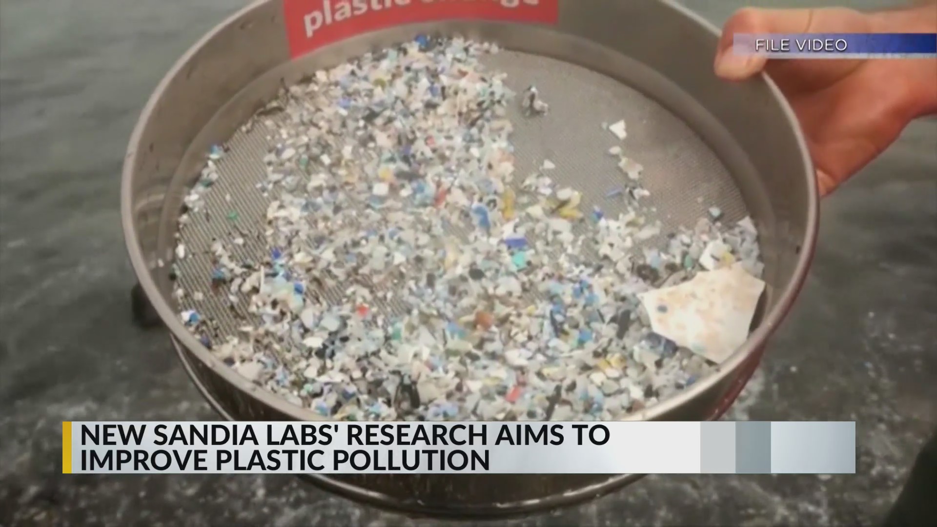 Sandia National Laboratory researchers work to reduce plastic pollution ...