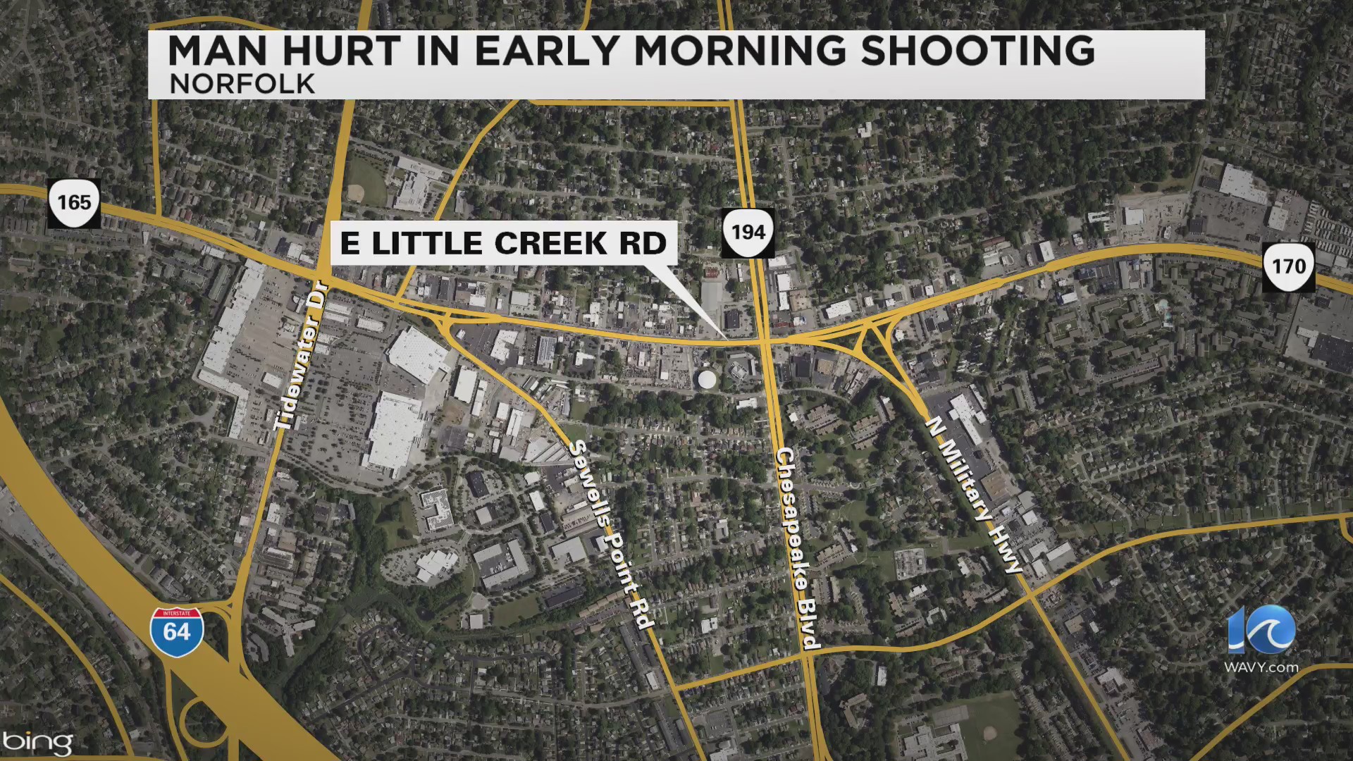 NPD: One dead after shooting on E Little Creek Road – WAVY.com