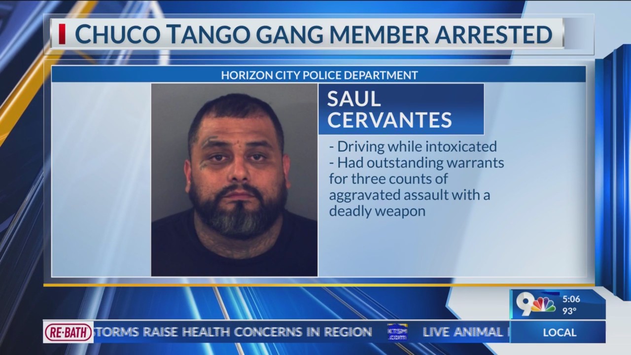 Chuco Tango gang member arrested in Horizon – KTSM 9 News