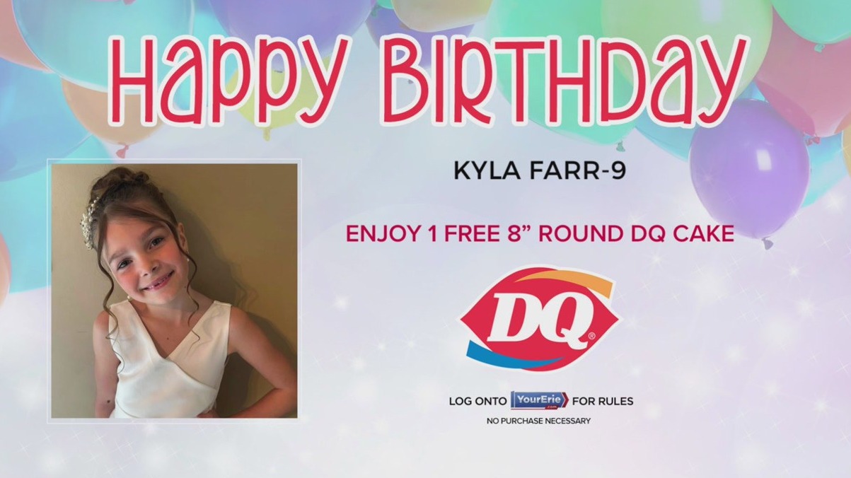 Birthdays: Kyla Farr, 9 – WJET/WFXP/YourErie.com