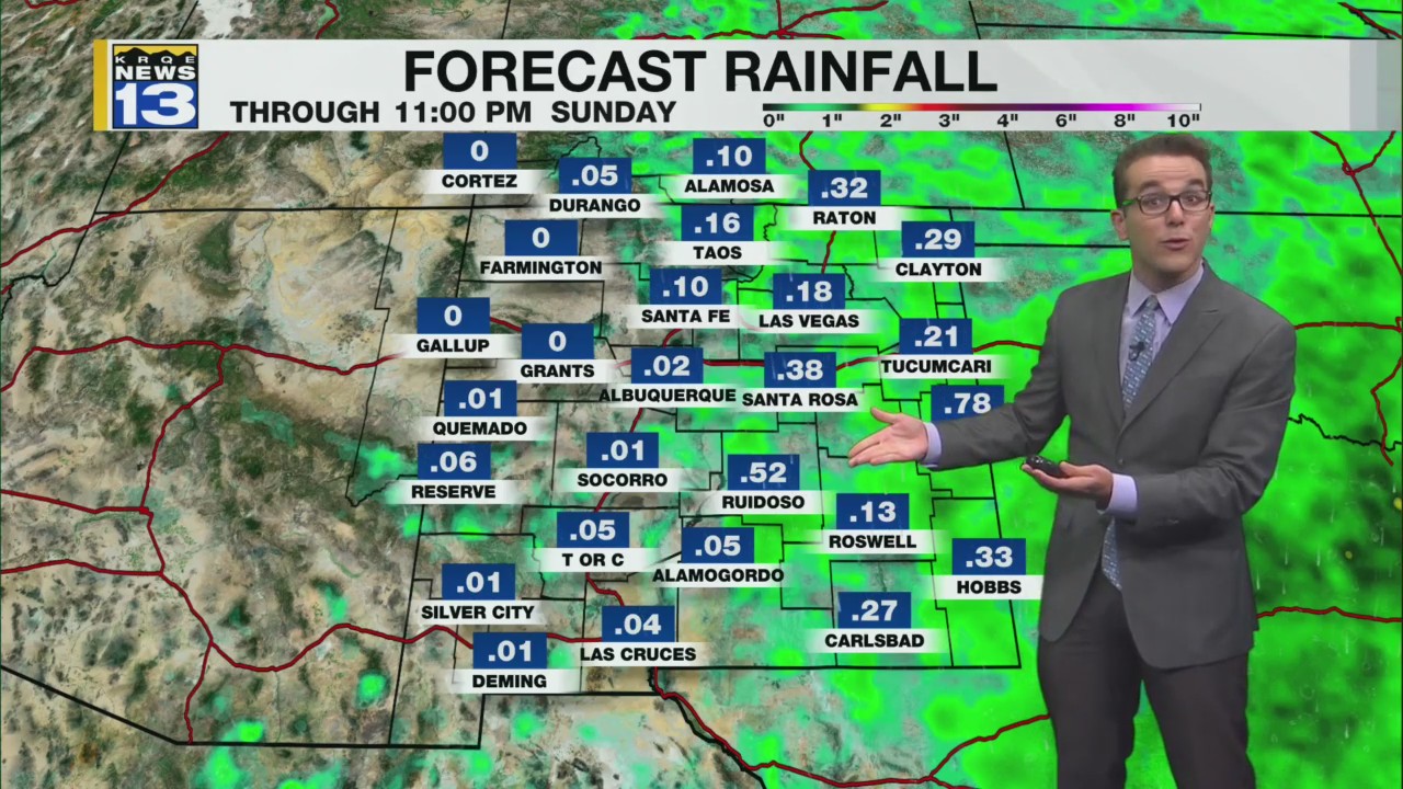 Some New Mexico rain with heat dominating for now – KRQE NEWS 13 ...