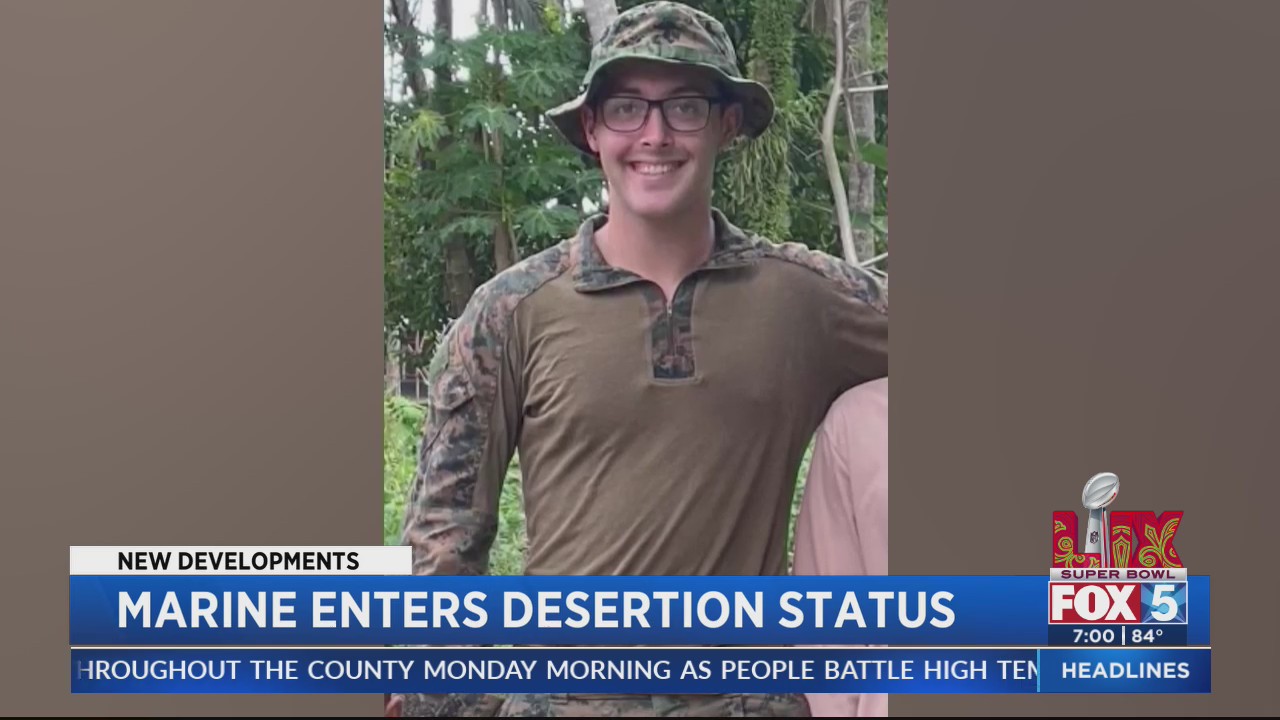 Marine enters desertion status – FOX 5 San Diego & KUSI News