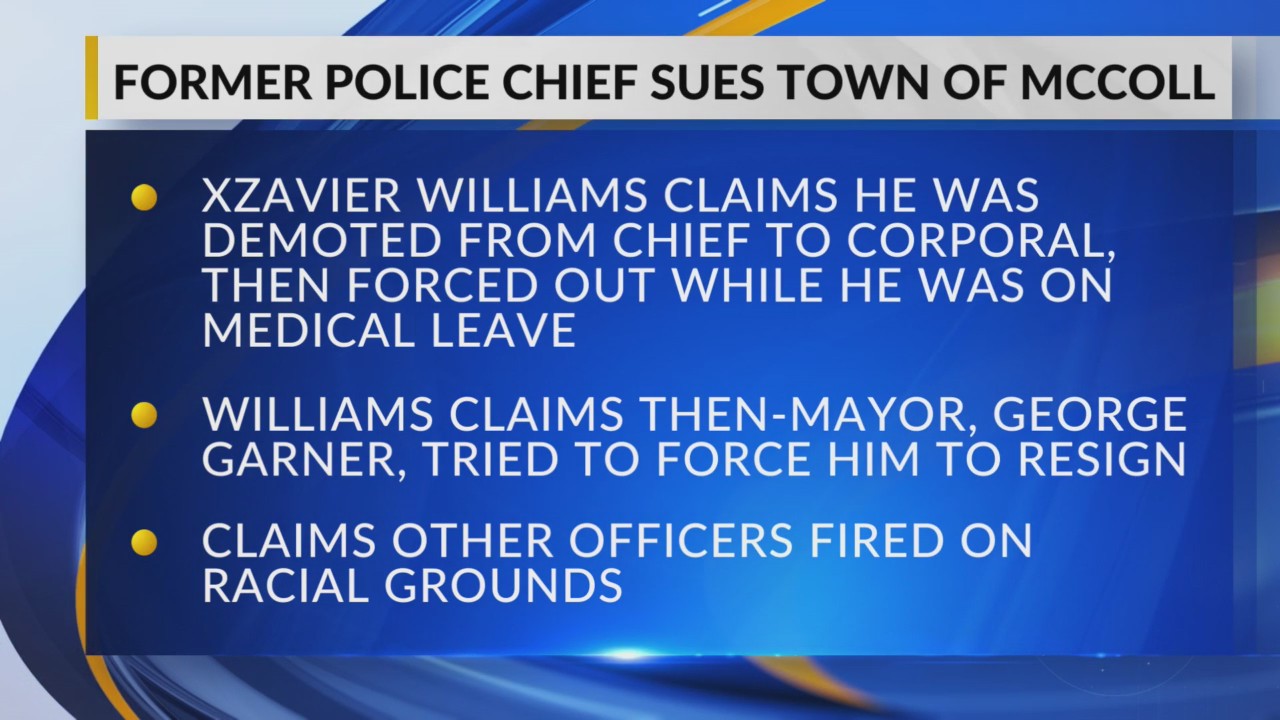 Ex-McColl police chief claims former mayor forced his resignation in ...