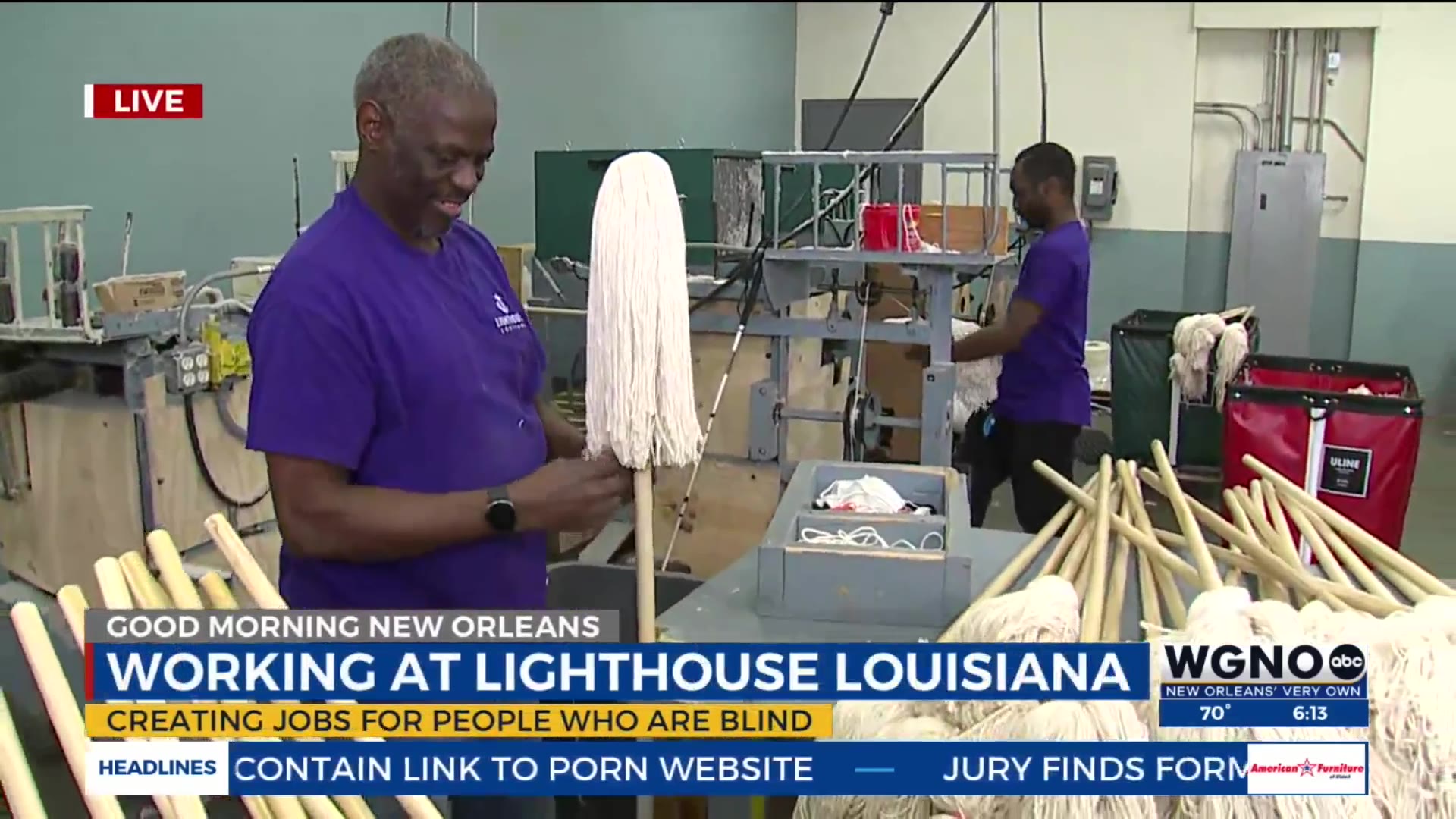 Broom Brigade at Louisiana Lighthouse – WGNO