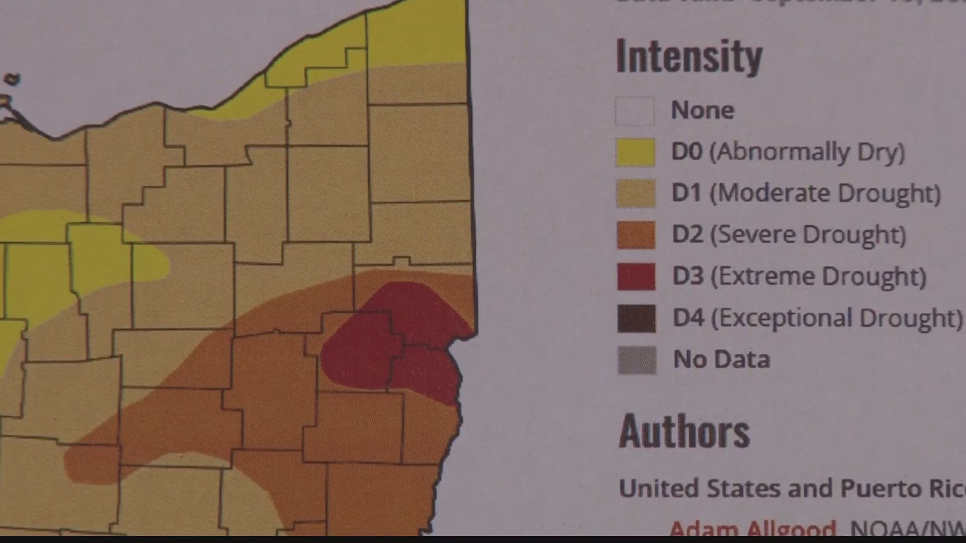 Ohio drought worsens, now classified as “severe” by U.S. Drought ...