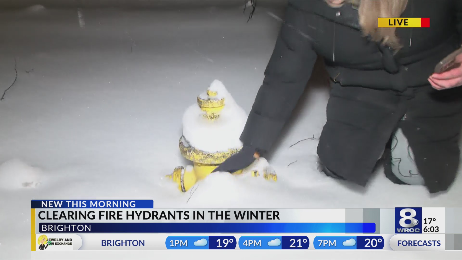 Clearing fire hydrants in the winter – RochesterFirst