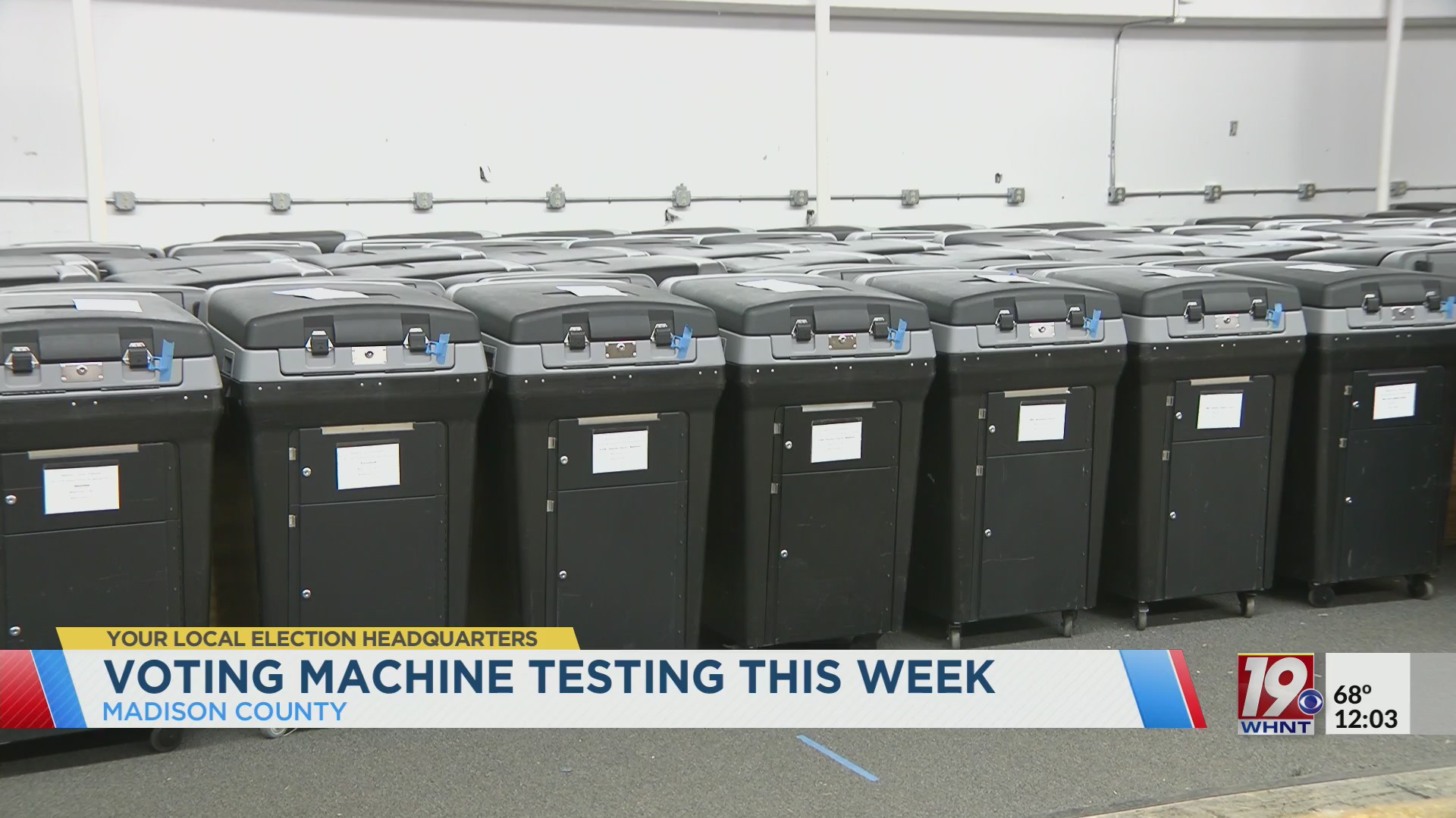 Madison County To Test Voting Machines | Oct. 28, 2024 | News 19 at ...