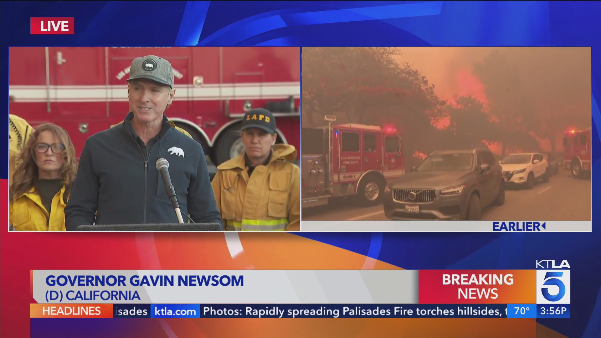 Gov. Newsom, incident commanders provide update on Palisades Fire – KTLA