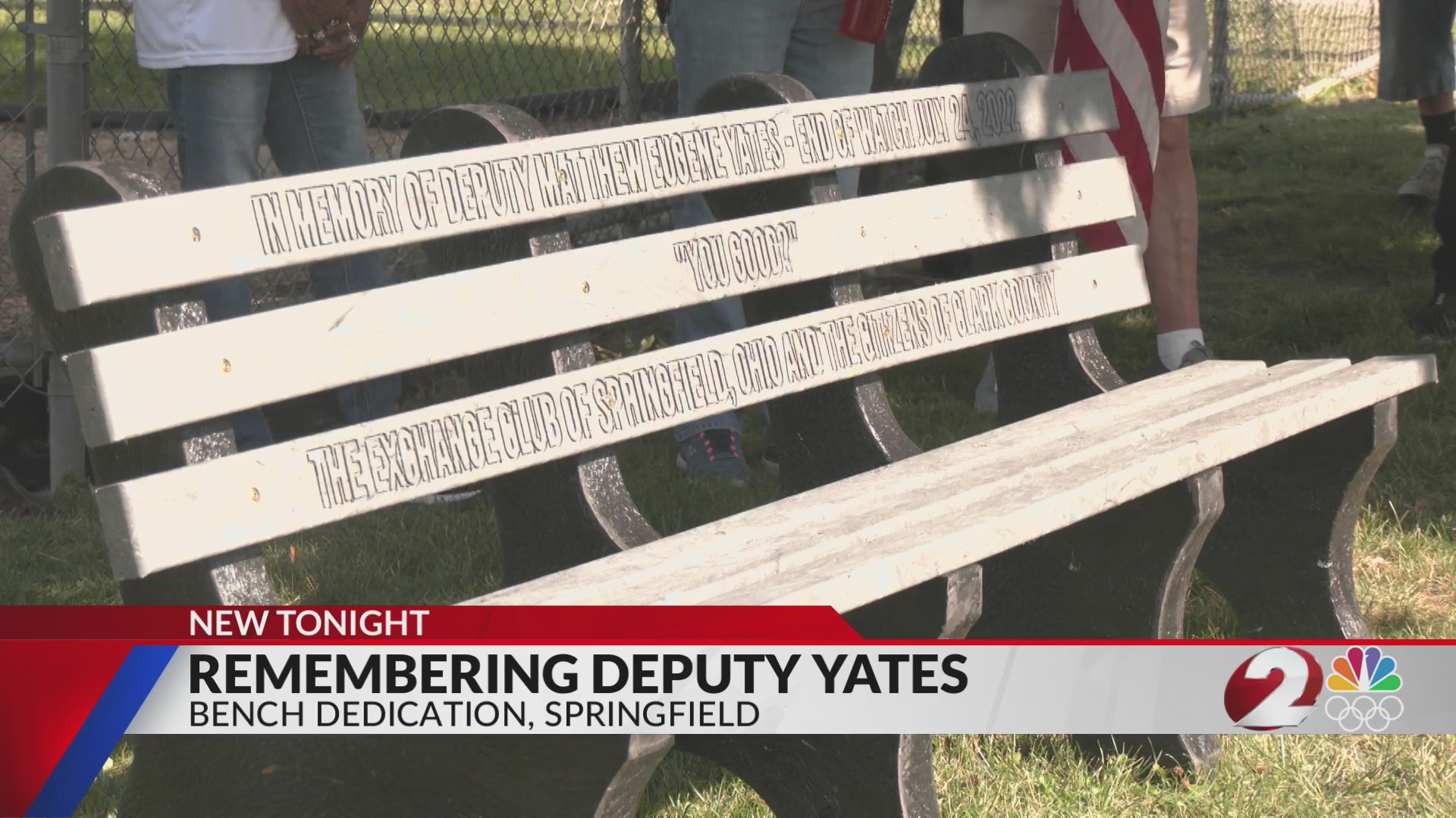 Bench dedication for fallen deputy in Springfield keeps memory alive ...